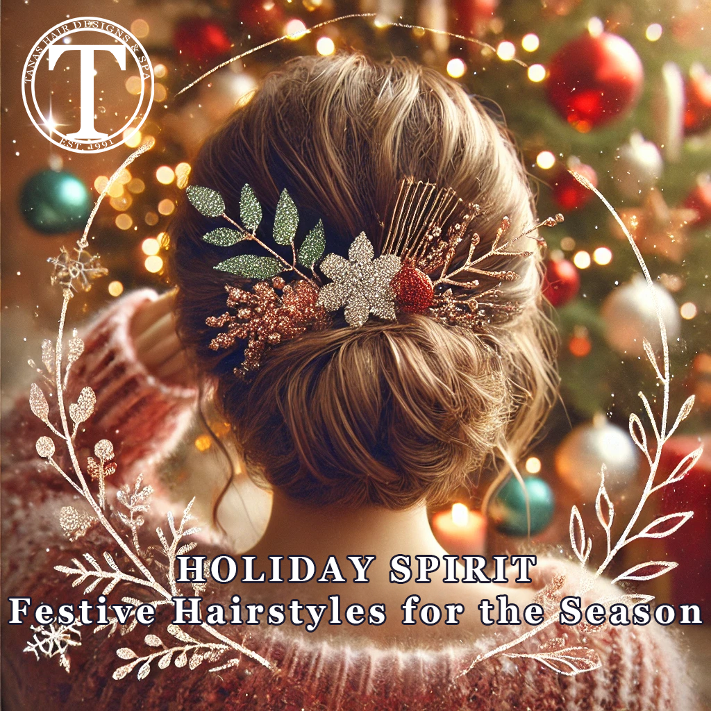Holiday Spirit: Festive Hair Styles for the Season – Tanas Hair Designs ...